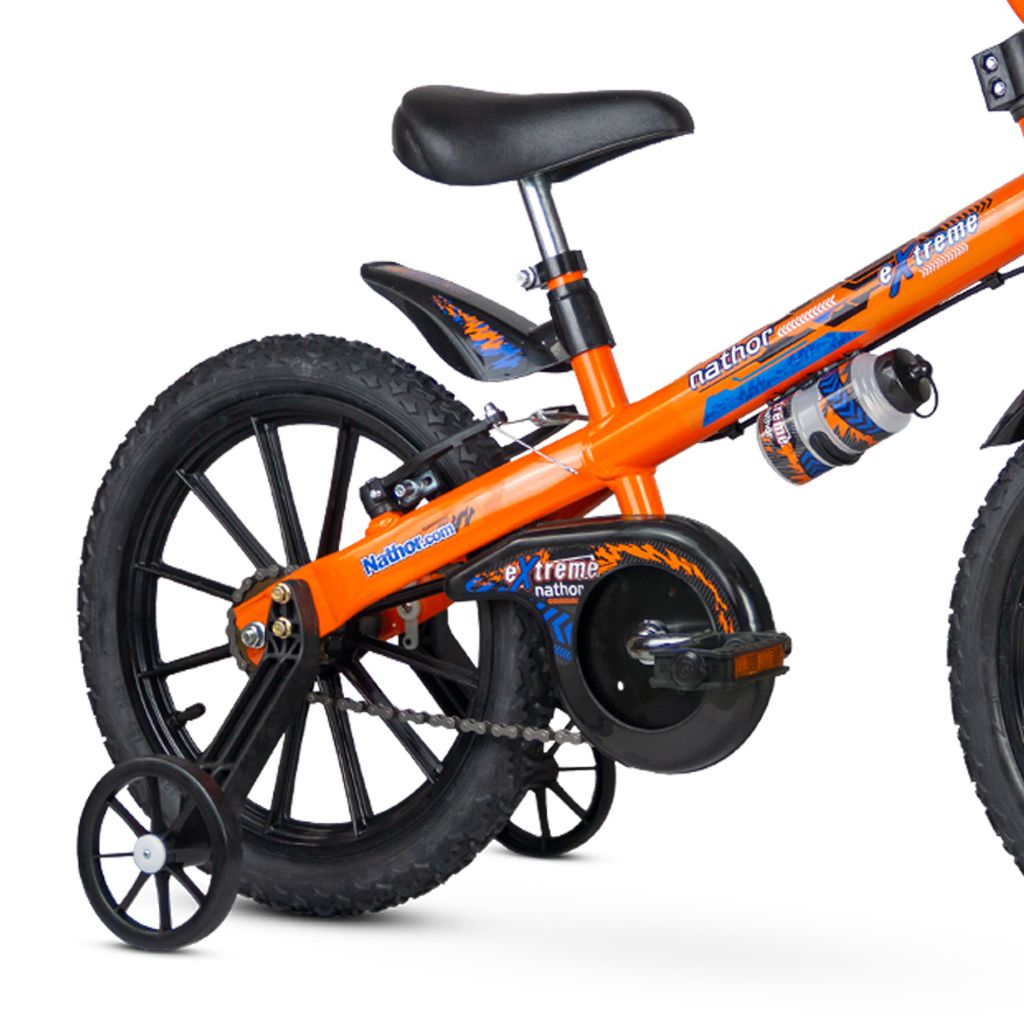 Bicicleta Infantil Aro 16 com Rodinhas Extreme - Nathor - Alves Baby