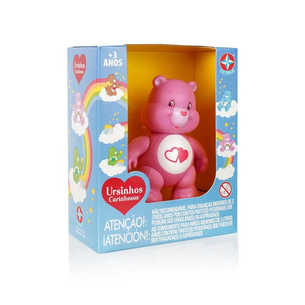Ursinhos Carinhosos Amorosa Rosa (9cm) - Estrela - Alves Baby
