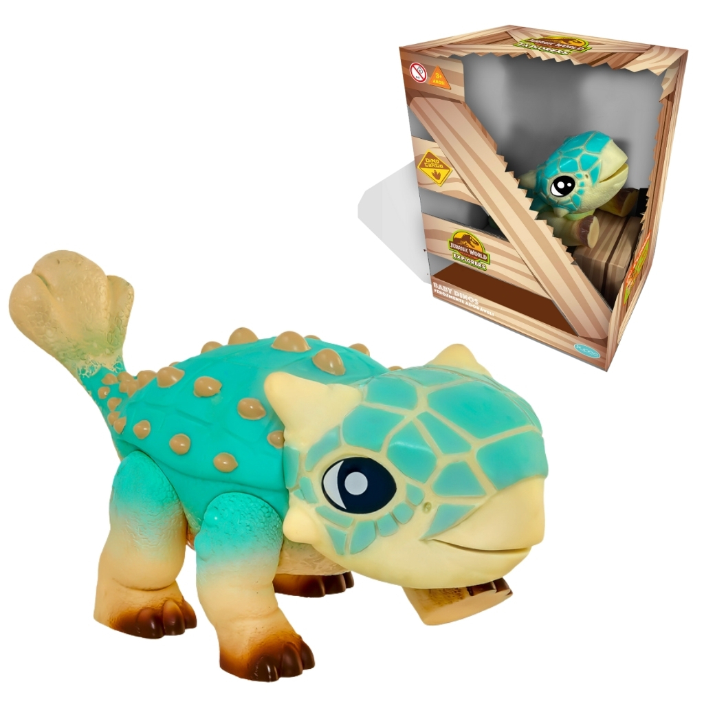 Dinossauro Pupee Bumpy Jurassic World Baby Dinos - Alves Baby