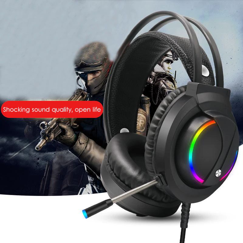 Headset Gamer 7.1 surround som usb com fio rgb | Gamer Fox - Loja Gamer ...