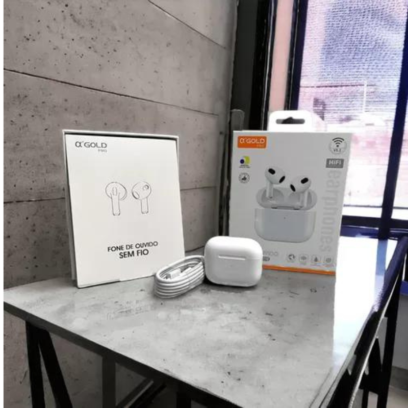Fone De Ouvido Sem Fio Agold Bluetooth V5.4 IPx4 FN-BT10 - BM Tech Distribuidora