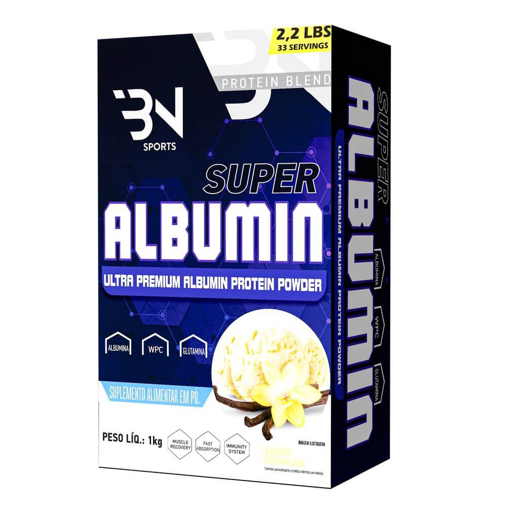 Super Albumin Ultra Premium 1Kg Sabor Baunilha - BN SPORTS - Farmácia Belladona | Sua farmácia ...