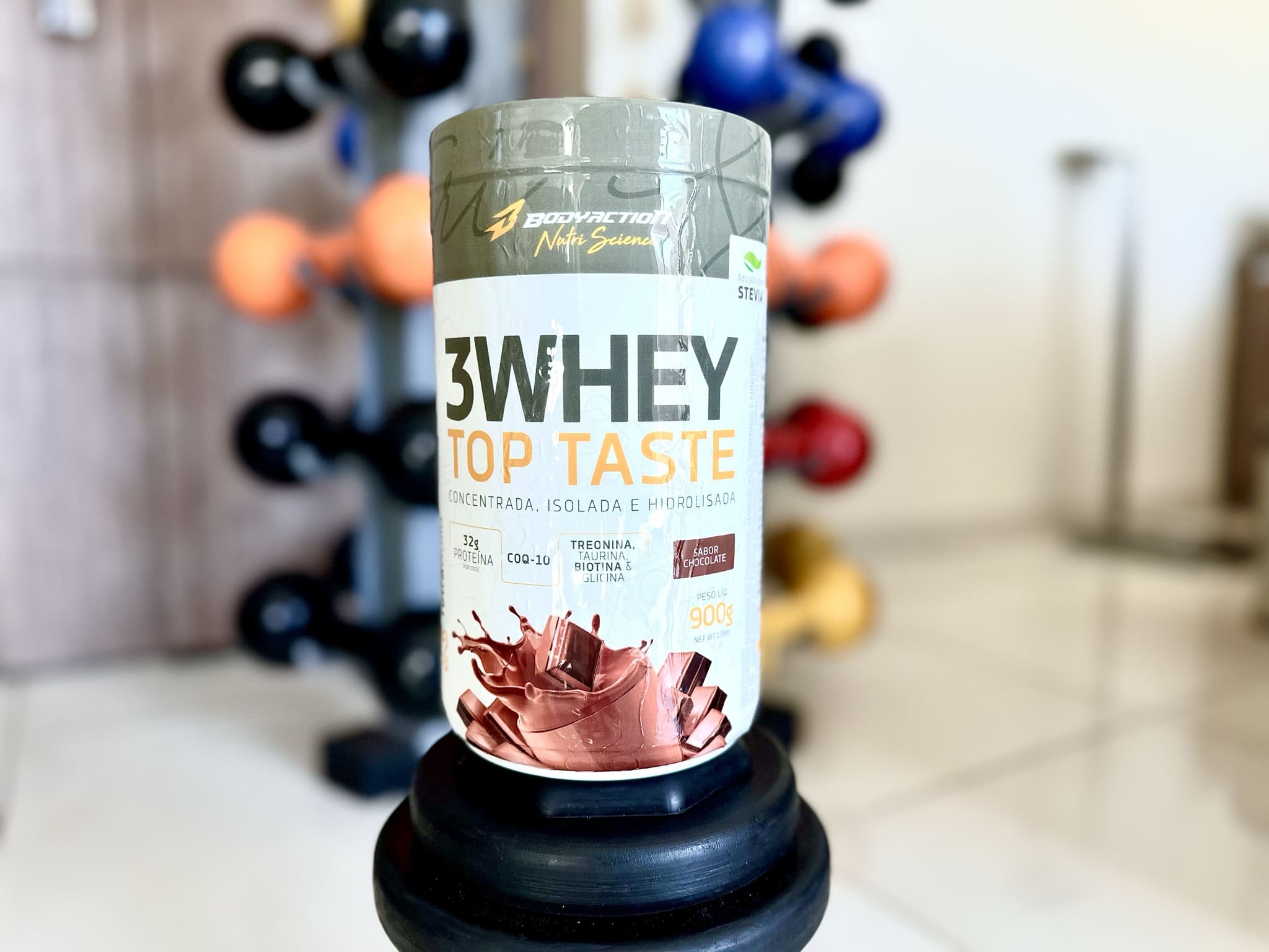 3Whey Top Taste - Sabor Chocolate - 900gr - BodyAction - Farmácia ...