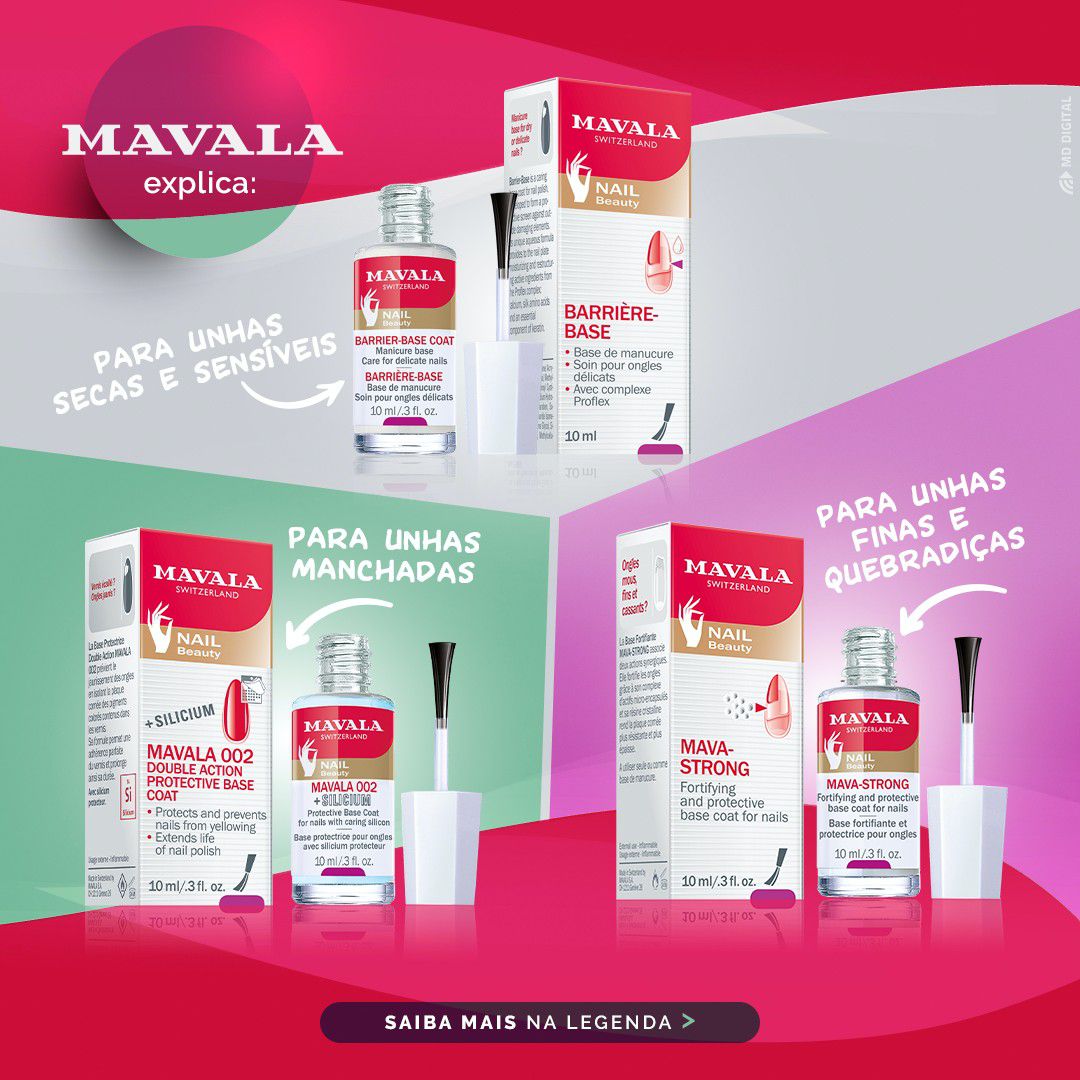 Base de Unha Fortificante 10 ml - MAVALA - Farmácia Belladona | Sua ...