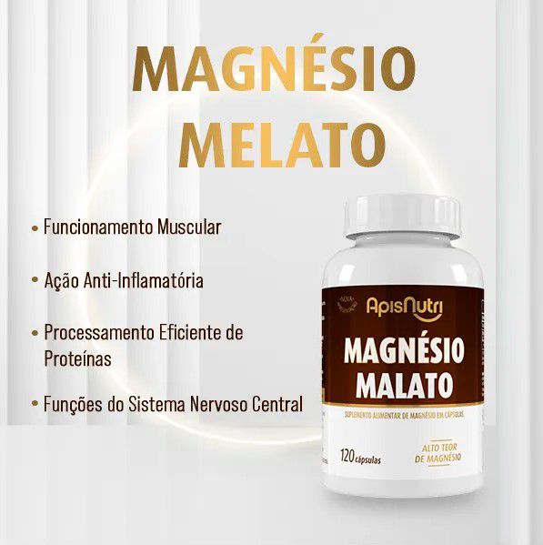 Magnésio Malato 550mg 60cáps | APISNUTRI - Farmácia Belladona | Sua ...