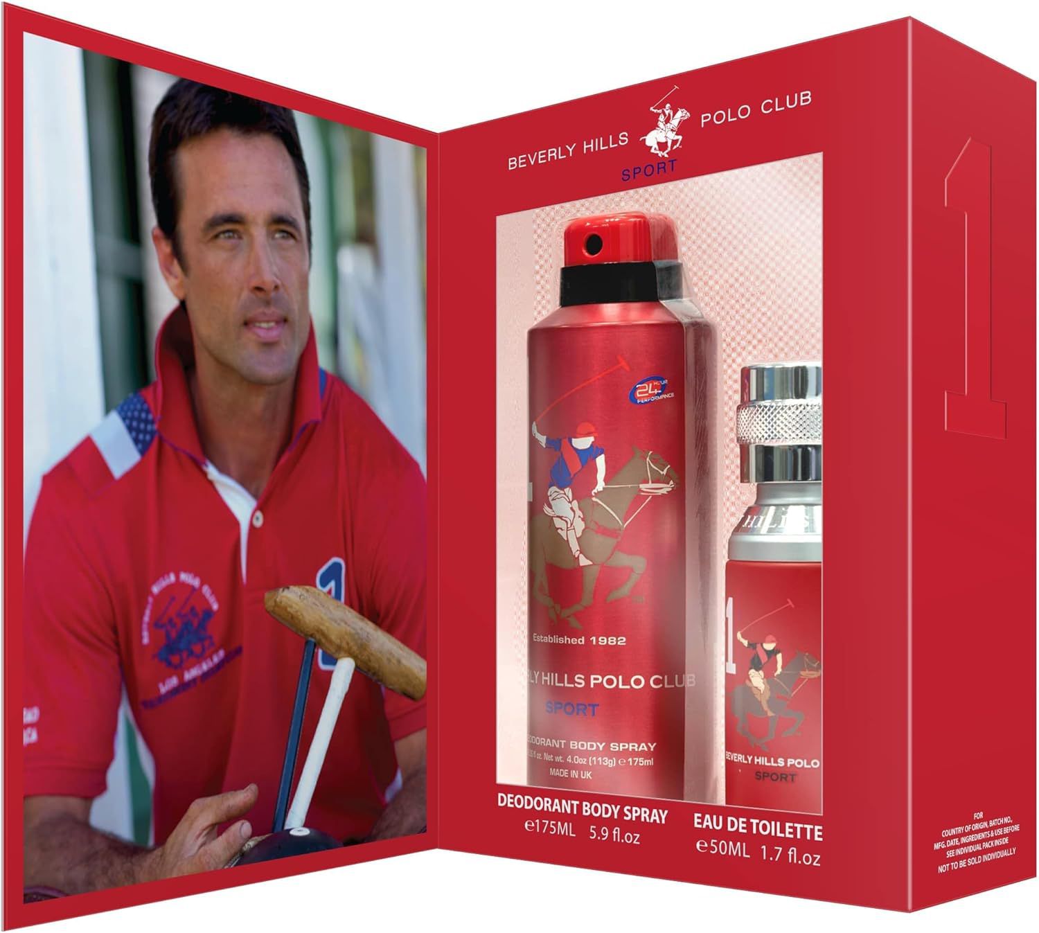 Kit Coffret Beverly Hills Polo Club Men's N°1 50ml + BodySpray 175ml ...