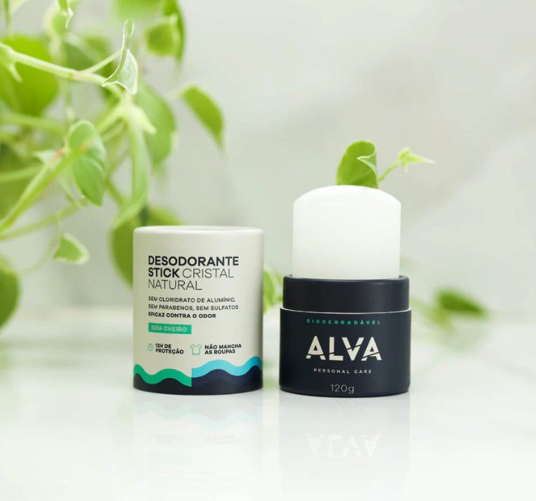 Desodorante Cristal Stick Biodegradavel - Personal Care 120g - ALVA ...