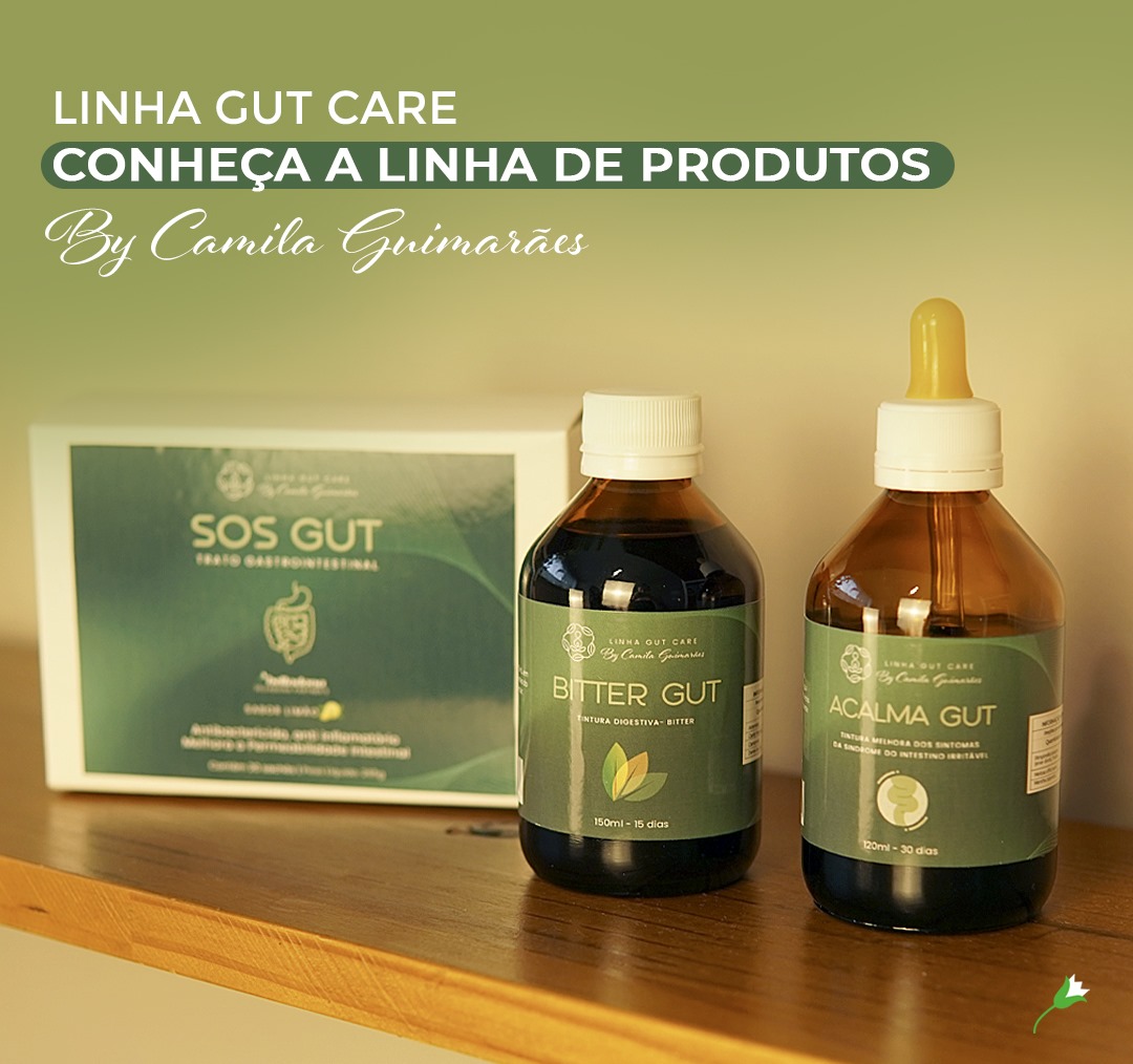 SOS GUT | 20 sachês | Linha Gut Care by Nutri Camila Guimarães ...