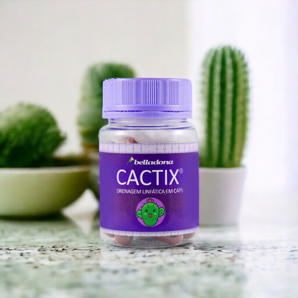 Cactix - Drenagem linfática em cápsulas - 500mg - 30 cáps - Farmácia ...