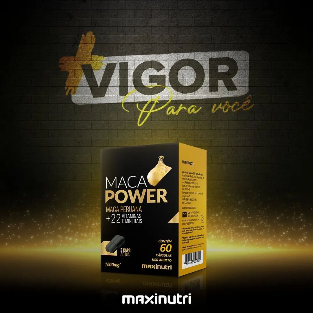 Maca Power | Maca Peruana + 22 Vitaminas e Minerais - Farmácia ...