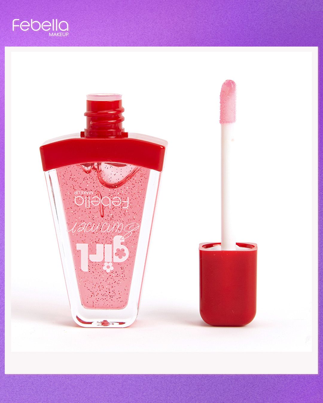 LIP GLOSS GIRL SUMMER FEBELLA - LG40521 - COR 05 - Bellíssima Makeup