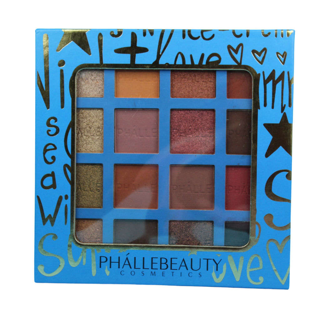 BOX - PALETA DE SOMBRAS BLUE PHALLEBEAUTY - PH7003 C/12 PÇS ...