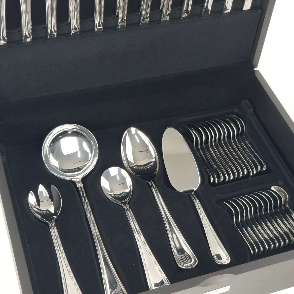 Faqueiro Pearl Fracalanza em Aço inox 101 pcs c/ estojo - Raffaello ...