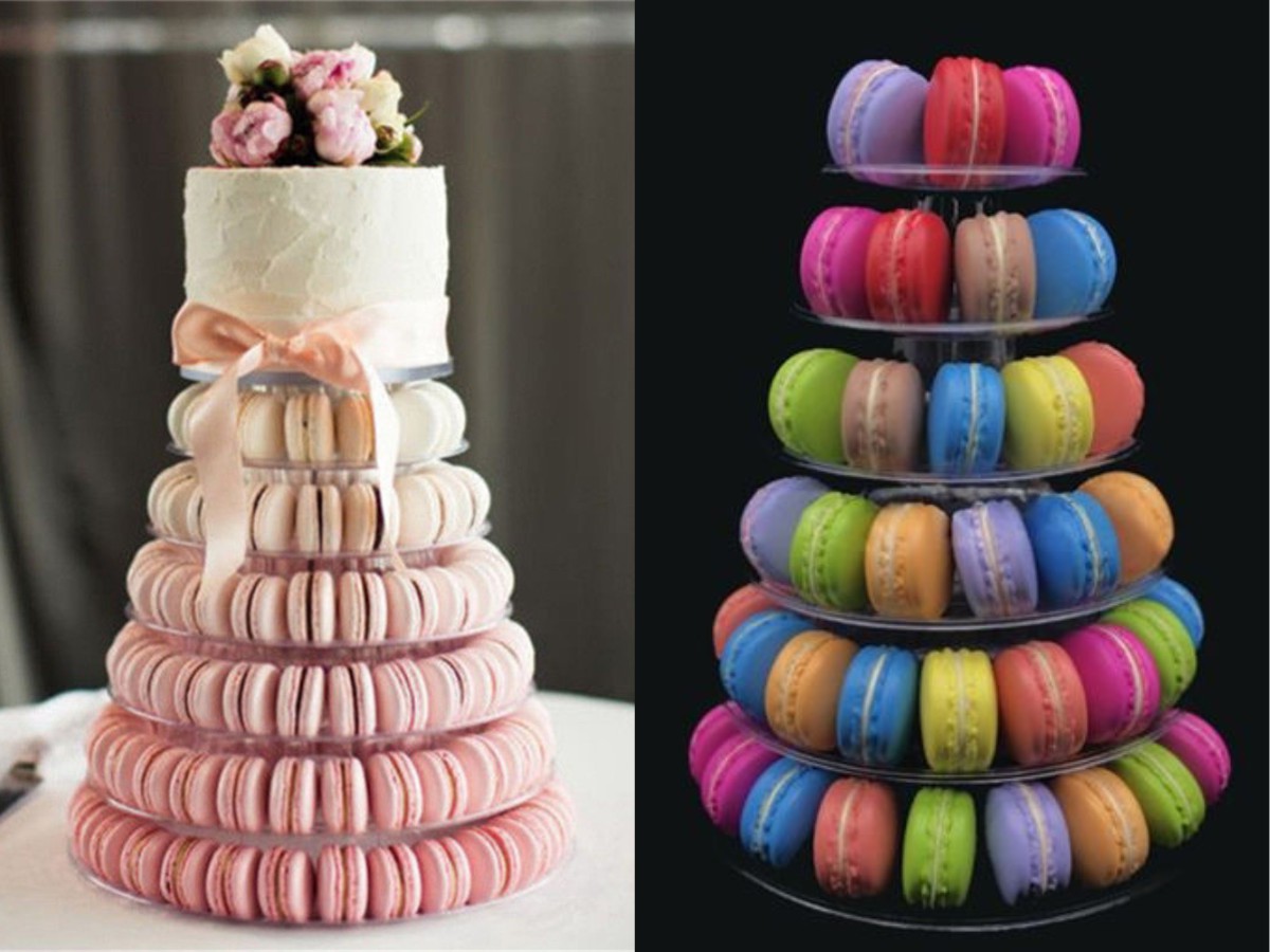 Suporte para macarons 6 divisoes - Loja do Silicone