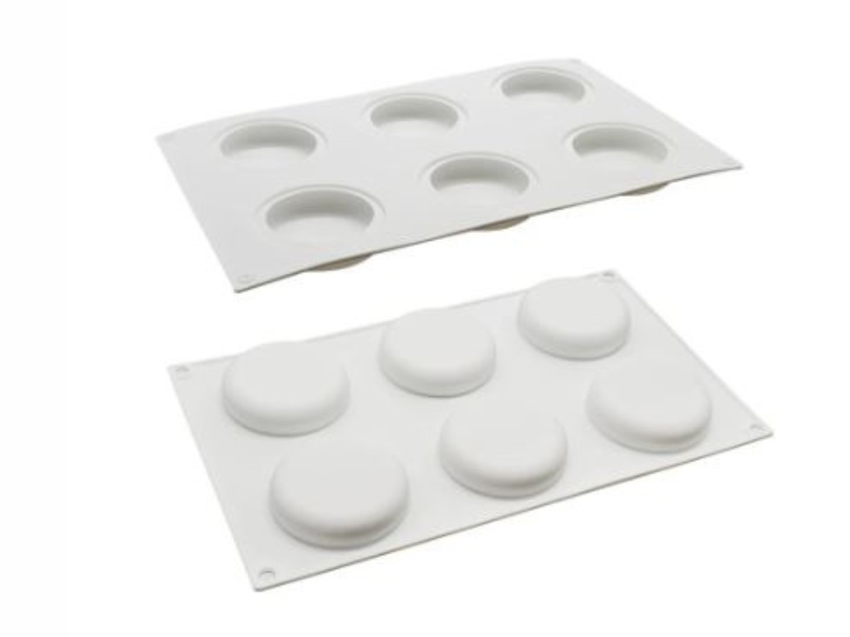 Molde de silicone eclipse 3d para doces e sobremesas - Loja do Silicone