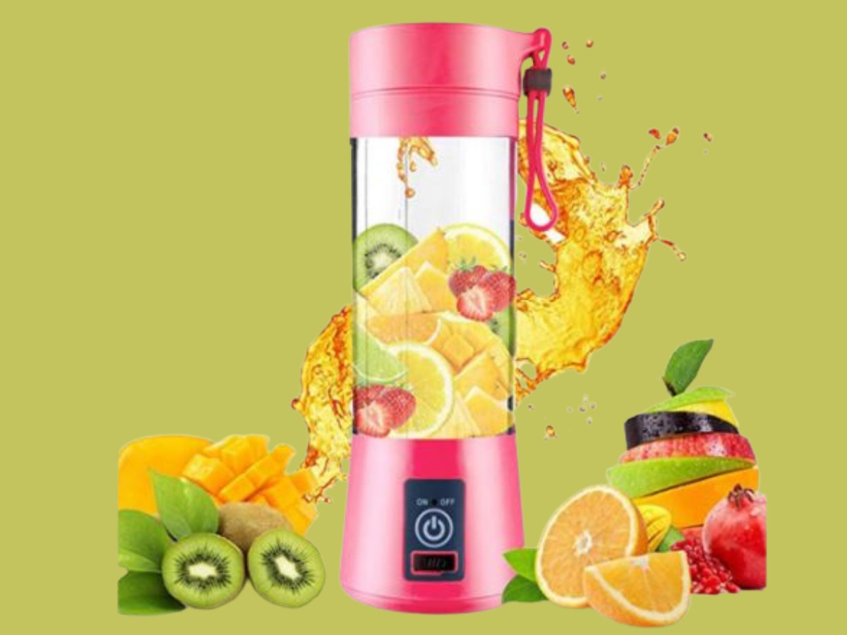 Mini liquidificador mixer juice garrafa portátil usb recarregável ...