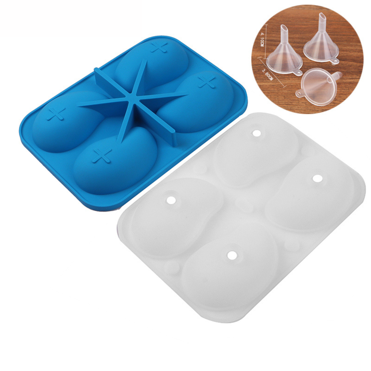 Forma de silicone manga 3d 4 cavidades para doces - Loja do Silicone