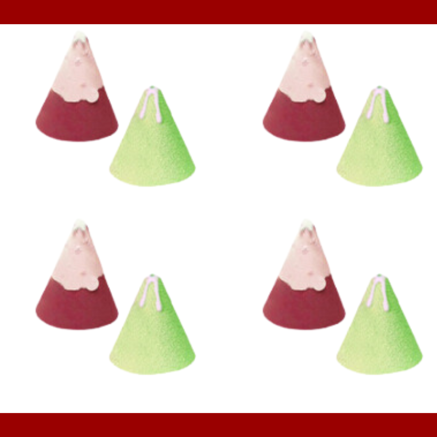 Molde de silicone cone arvore natal 08 cavidades - Loja do Silicone