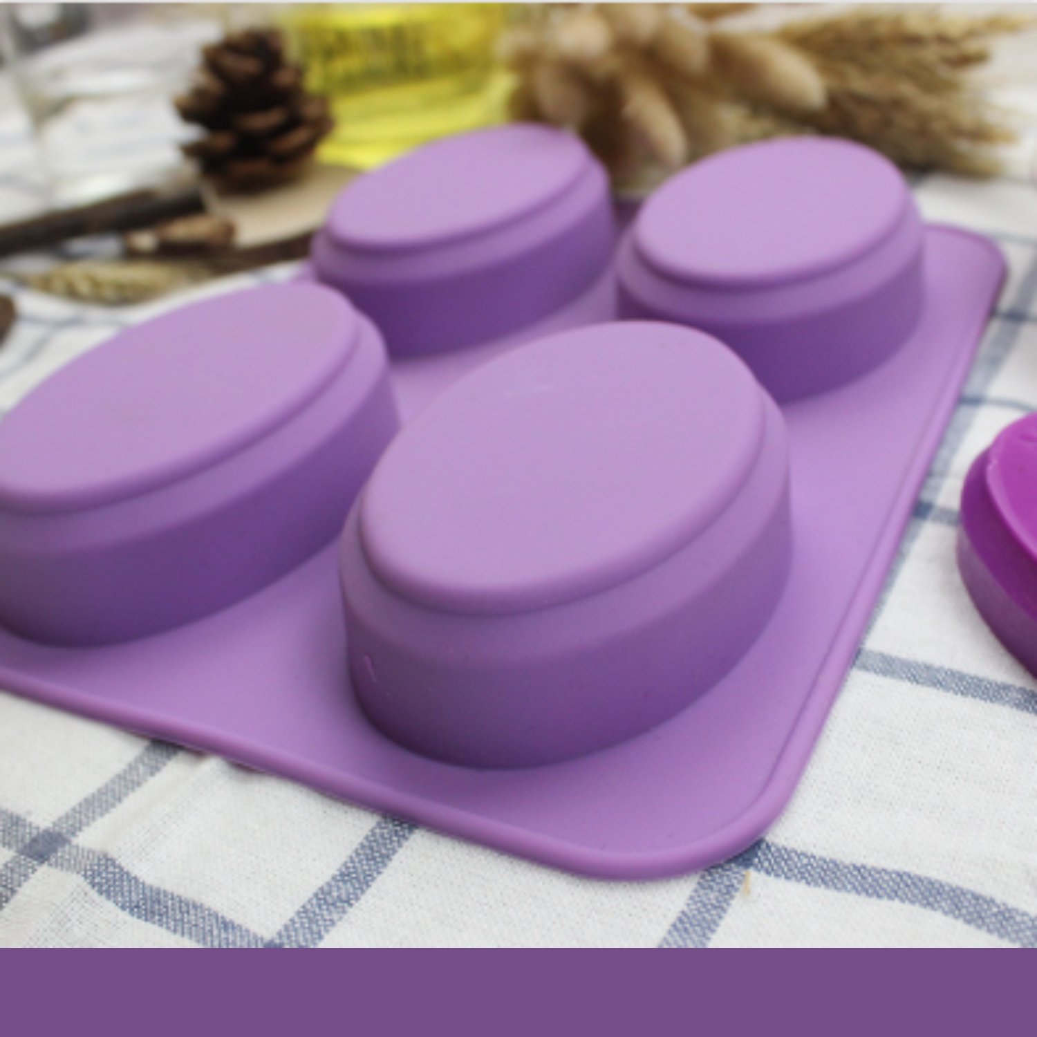 Forma de silicone para elaboração de sabonete - Loja do Silicone