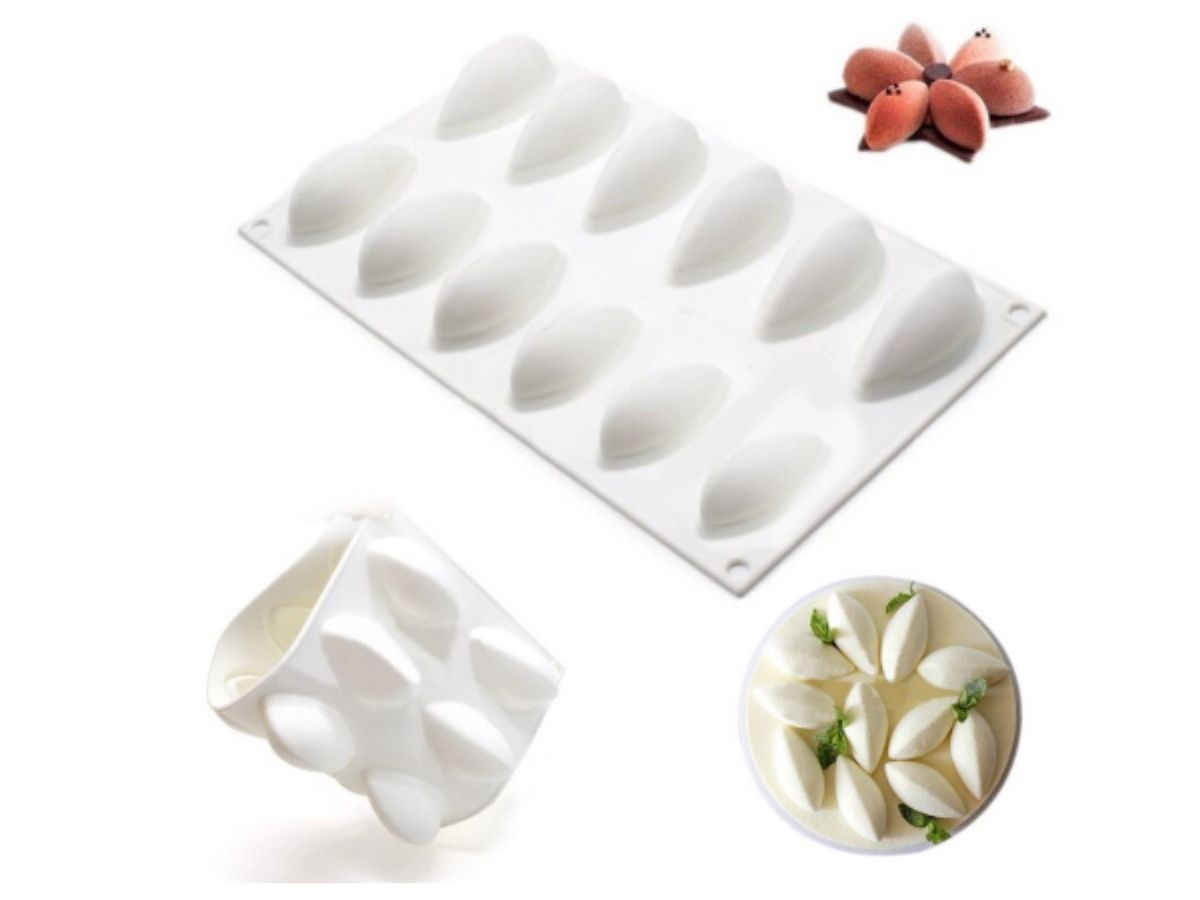 Molde de silicone Quenelle - Loja do Silicone