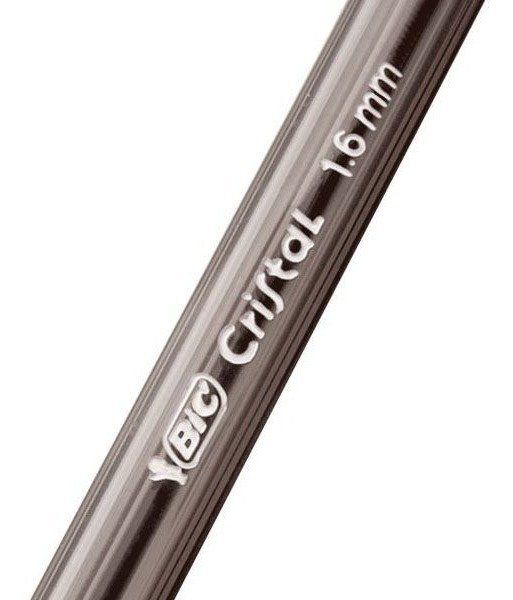 Caneta Bic Cristal Bold Intenso 1.6mm Preta Caixa com 25 unidades em Oferta na Obra & Lar - Obra ...