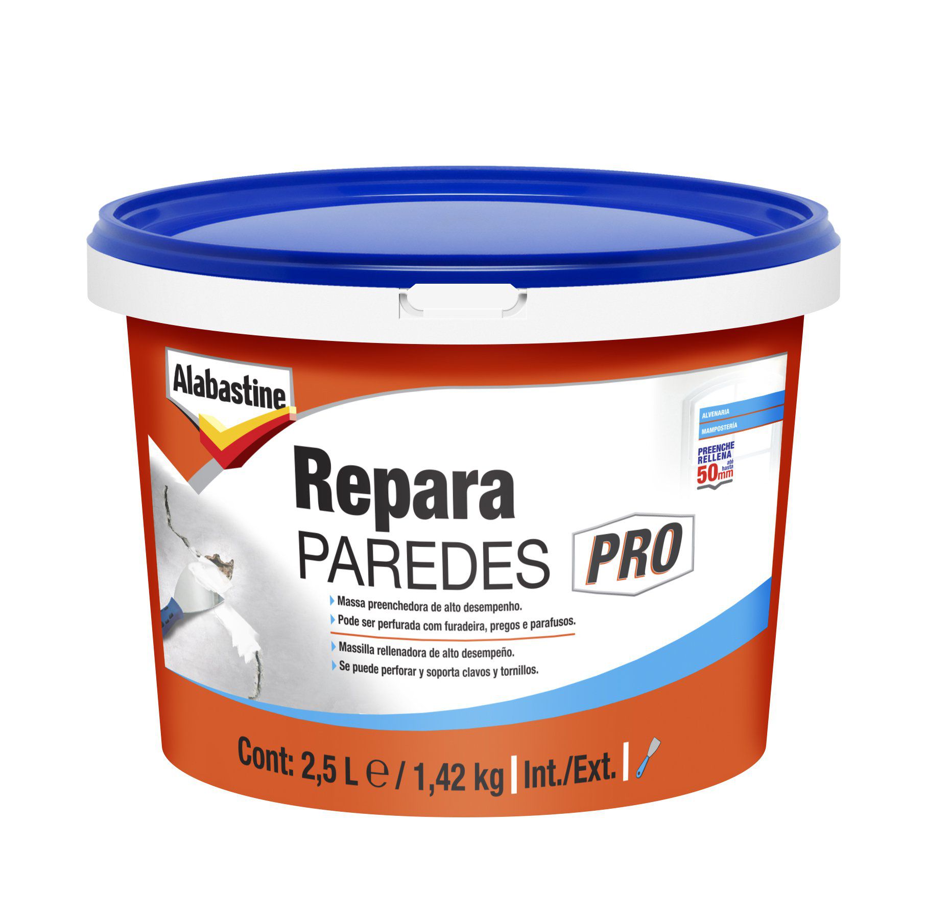 Repara Paredes PRO Alabastine 1,42kg em Oferta na Obra & Lar - Obra ...