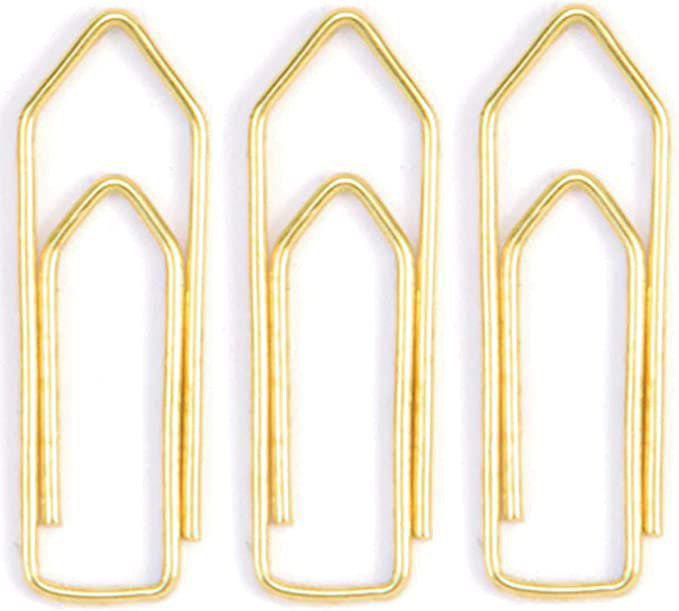 Caixa de Clips Acc Nº1/0 (0)Latonado Dourado 20 Caixas com 100 Unidades ...