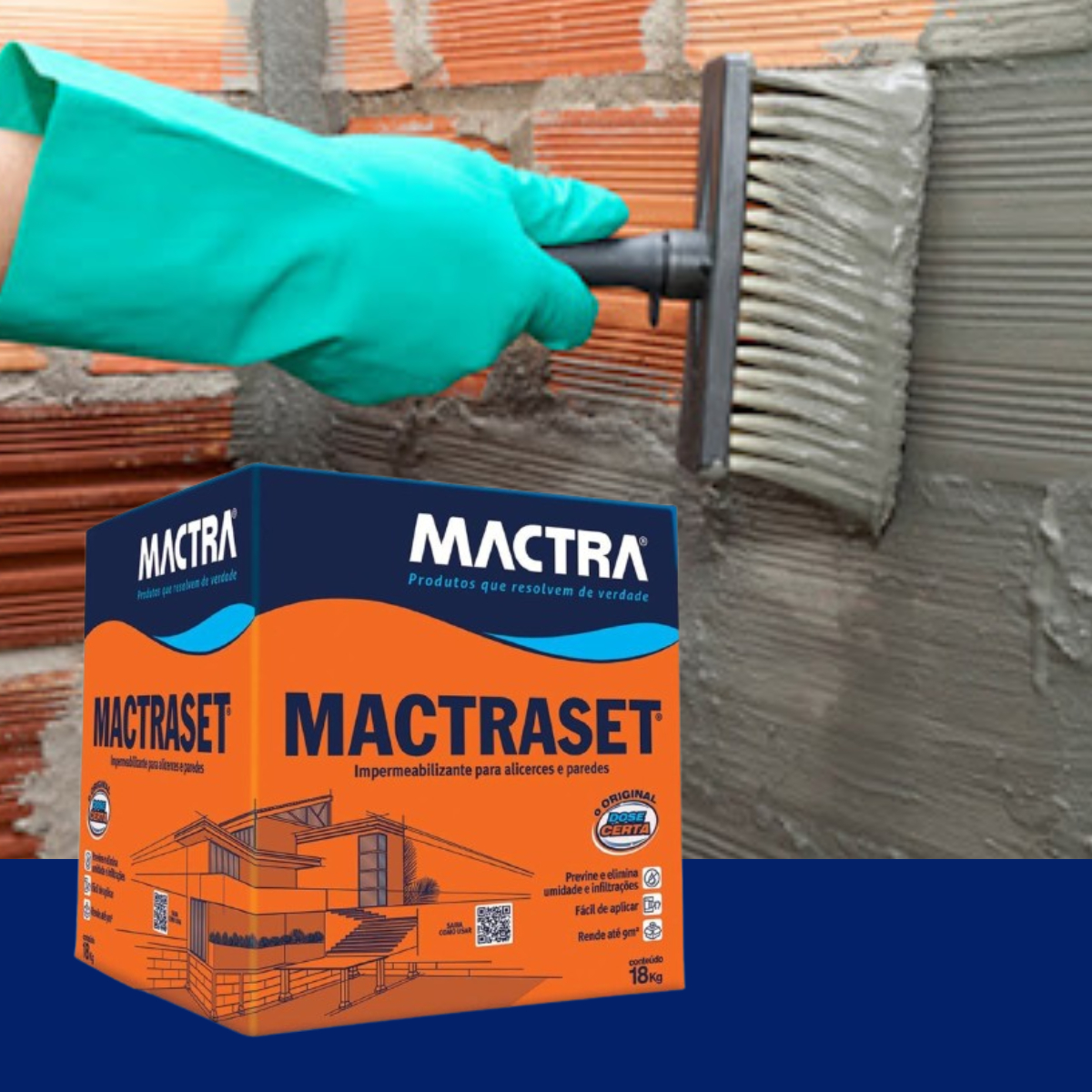 Impermeabilizante Mactra Mactraset Profissional 18Kg – Proteção Eficaz ...