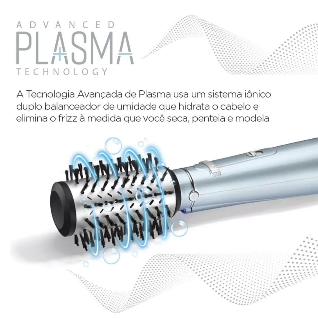 Escova Secadora Rotativa Conair Hot Air Hydro Fusion 550w - 127v ...