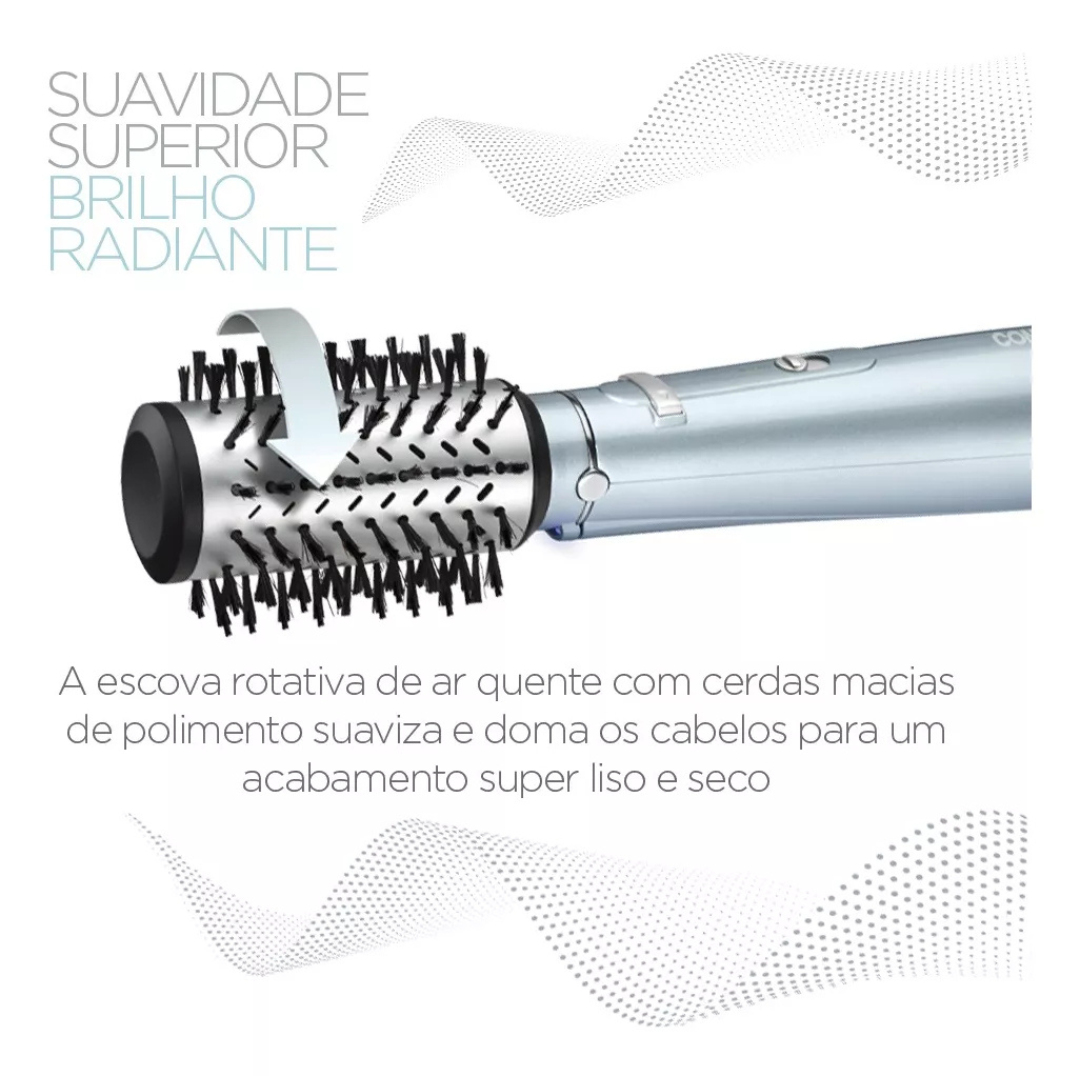 Escova Secadora Rotativa Conair Hot Air Hydro Fusion 550w - 127v ...