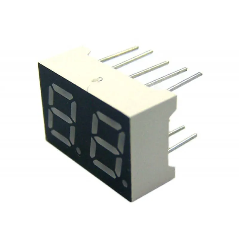 Display de 7 Segmentos 2 Dígitos - Vermelho - Fermarc - Robótica