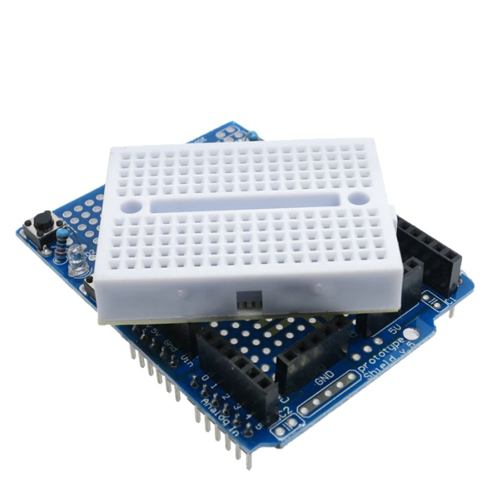 Protoshield Para Uno Mini Protoboard 170 Pontos Fermarc Robótica