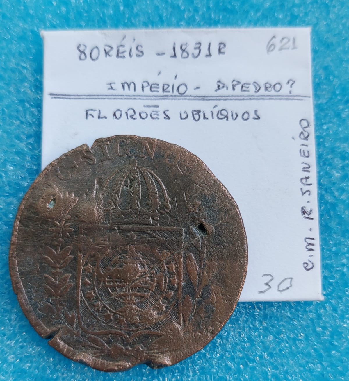 MOEDA 80 RÉIS - 1831 R - IMPÉRIO - C621 OU C752 - Pira Numismática ...