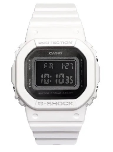 RELÓGIO DE PULSO CASIO G-SHOCK GMD-S5600-7DR UNISSEX BRANCO - GMT-3 Loja
