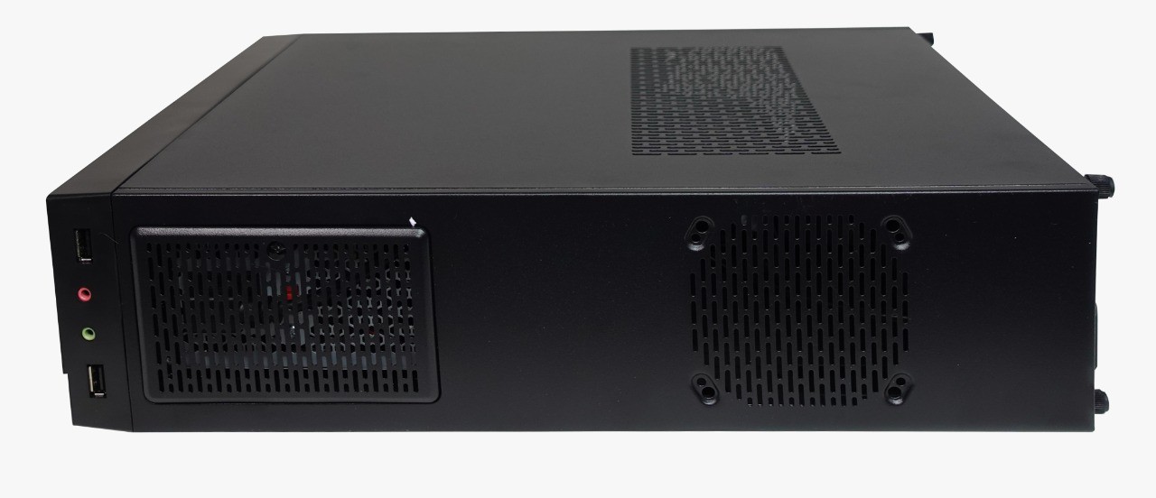 GABINETE SLIM MATX SFX BPC-S1-04 1 BAIA BLACK COM FONTE 200W - Brazil PC