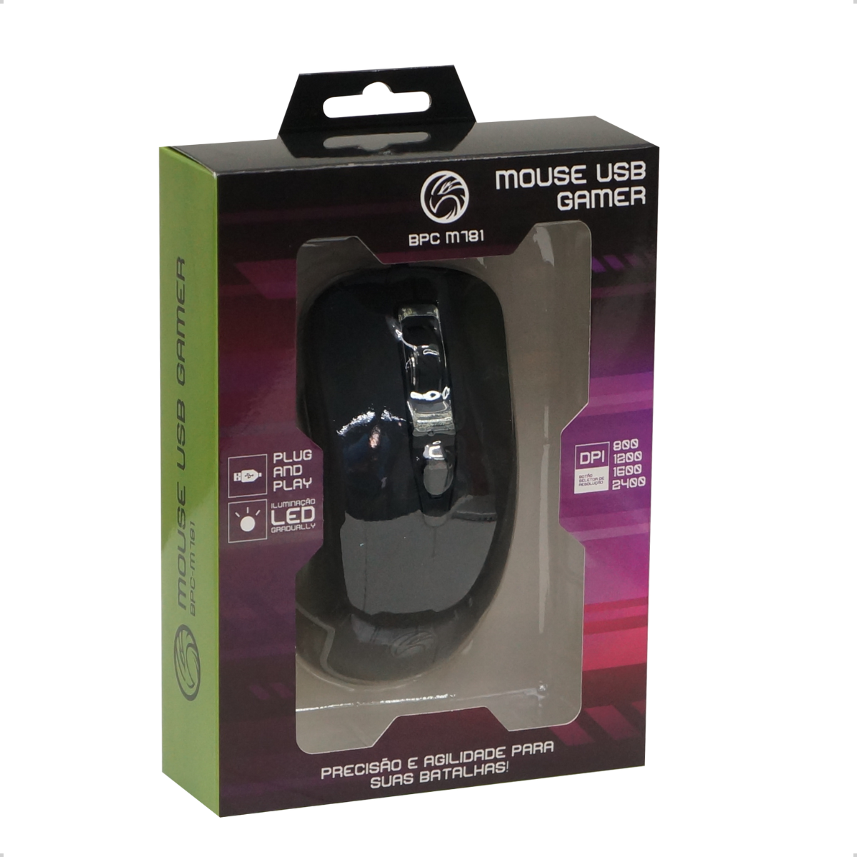 MOUSE USB GAMER BPC-M781 - Brazil PC