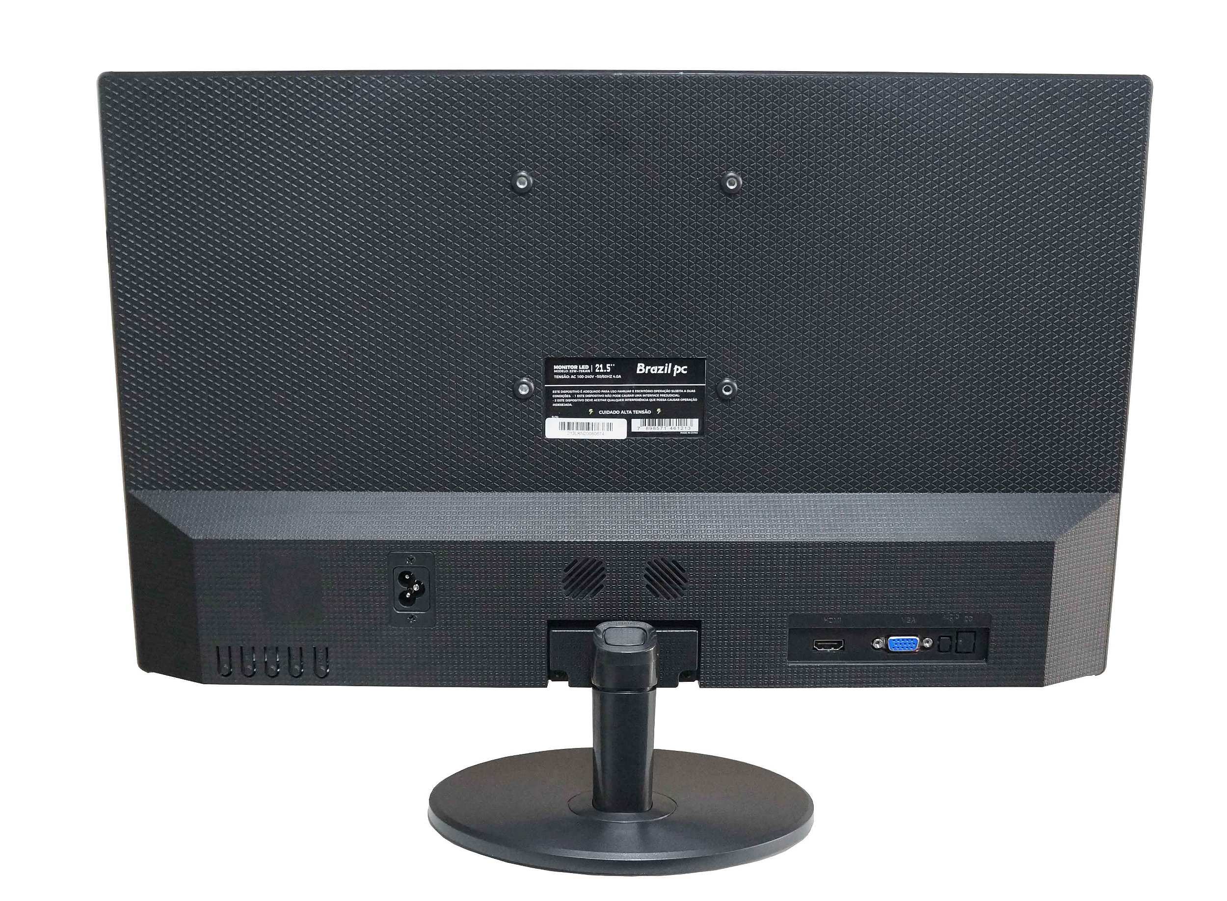 MONITOR LED 21.5 22W-75KAN FHD 75Hz PRETO WIDESCREEN - Brazil PC