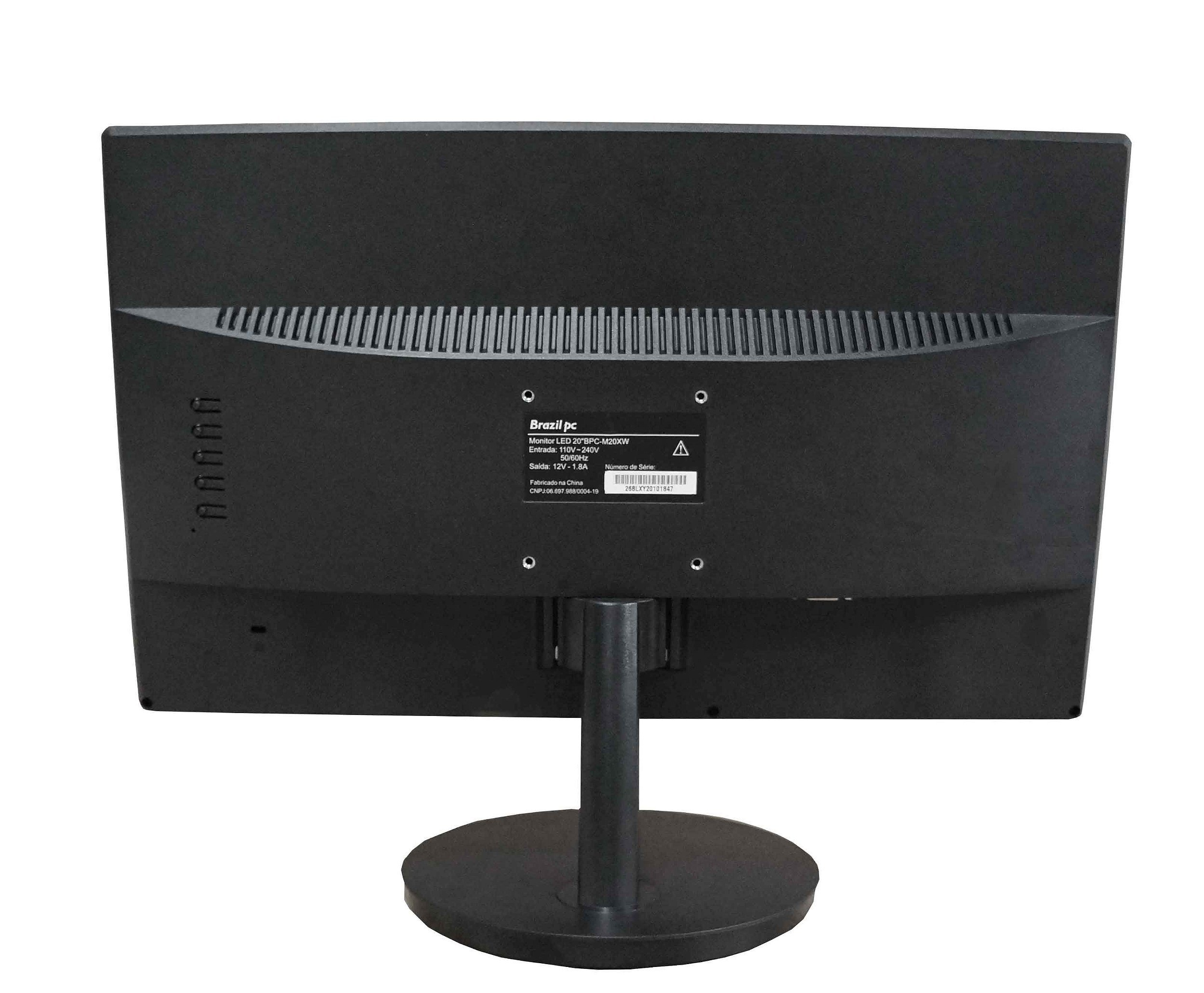 MONITOR LED 20 M20XW PRETO VESA WIDESCREEN - Brazil PC