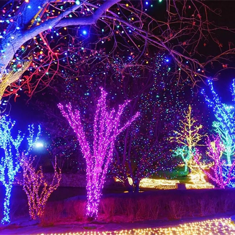 Pisca Pisca LED Natal 100 Lampadas Transparente 8 Efeitos 10 Metros ...