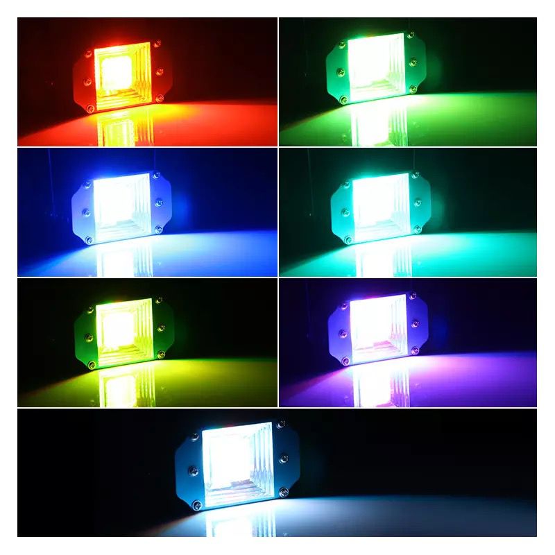 Mini Strobo LED 20W RGB Colorido Sensor Rítmico Bivolt - Planet ...