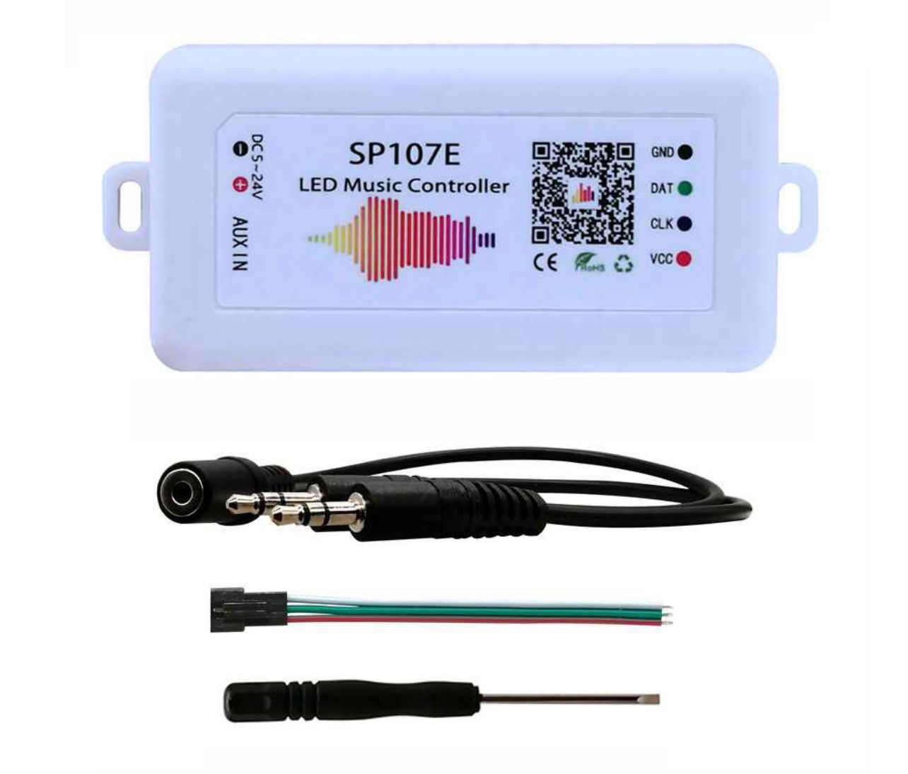 Controladora SP107e Bluetooth Fita LED RGB Digital 2811 2812 2815 6803 ...