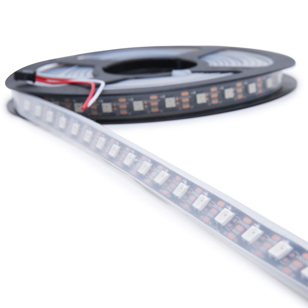 Fita LED 2812 RGB Digital Endereçavel 5v 60 LED IP67 5 Metros - Planet ...