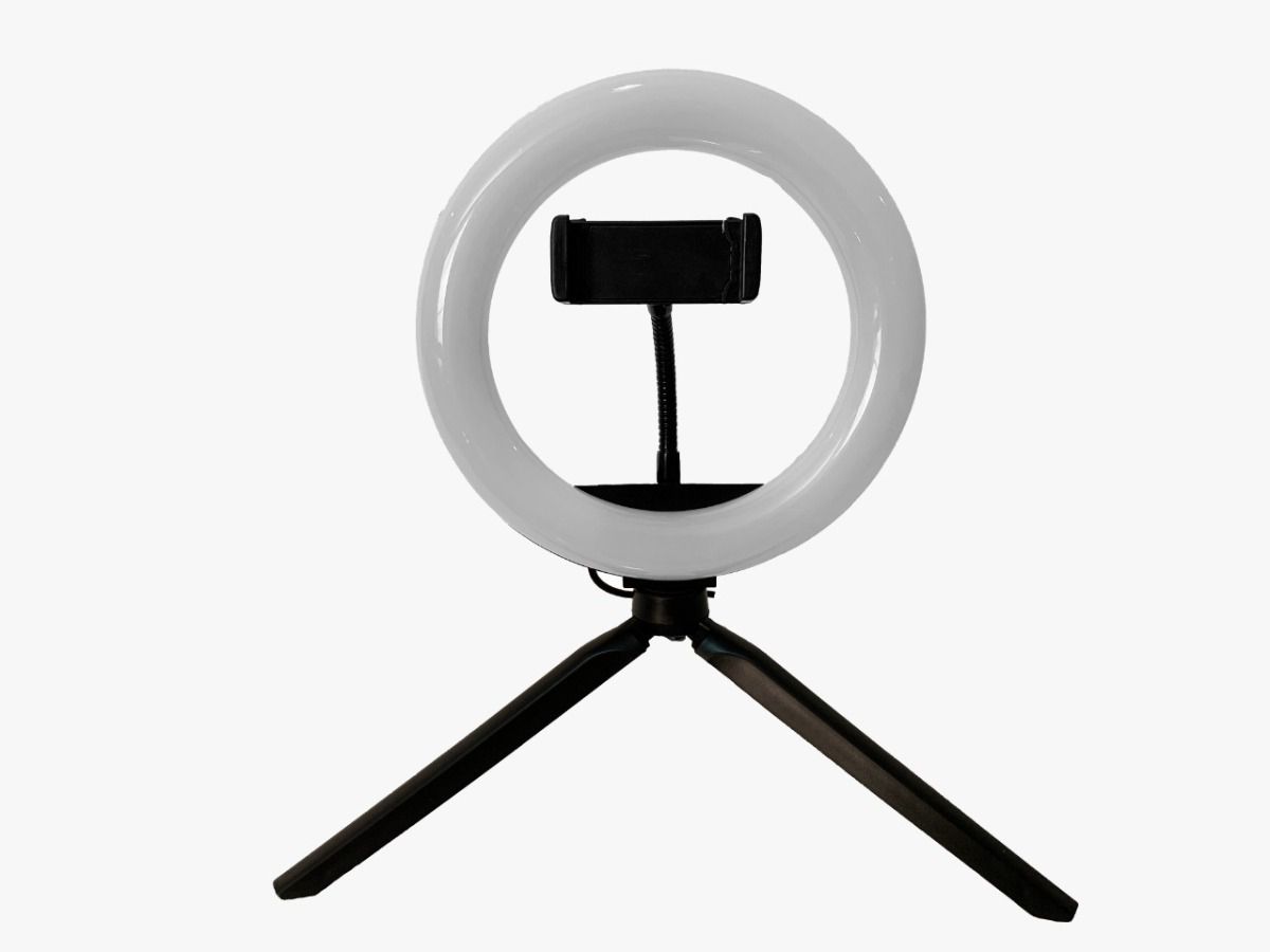 Ring Light 8 polegadas 22cm LED 28W Iluminador USB Controlador 3 Cores ...