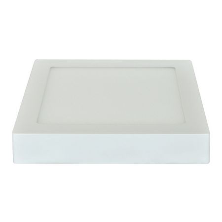 Painel 12W LED Quadrado Sobrepor 17x17 3500K Branco Quente Bivolt ...