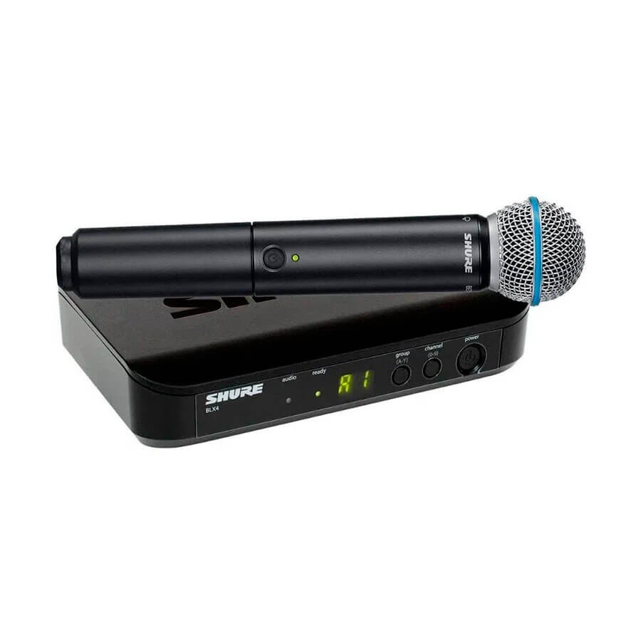 Shure BLX24/B58 Microfone de Mão Sem Fio com Cápsula Beta 58A - Digital 100