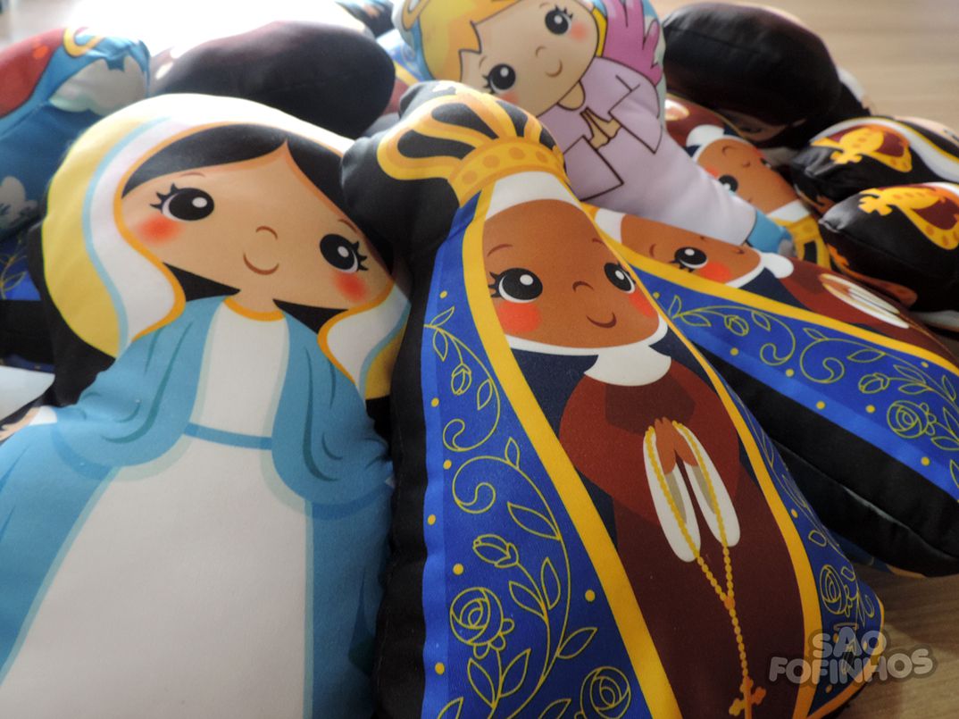 Almofada Boneco Naninha Anjo da Guarda Menino - São Fofinhos