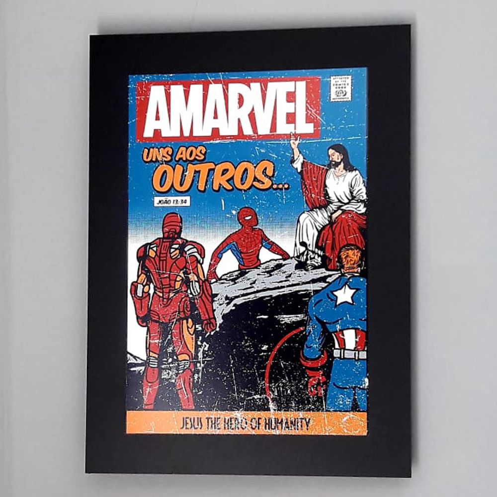 Quadro Foto Painel - Amarvel - Presente Pra Crente - Presente pra Crente