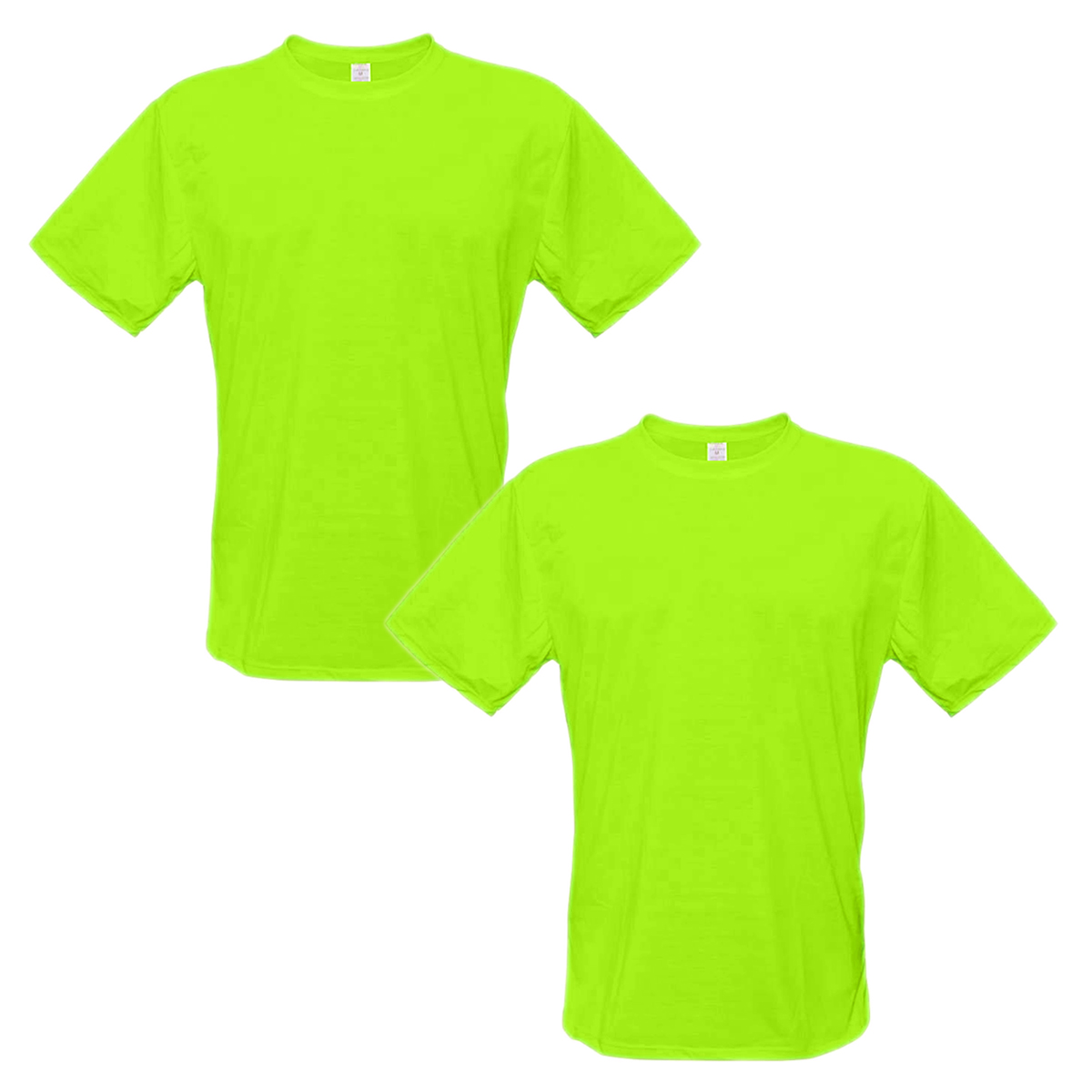Camiseta Verde Fluorescente - P ao GG (100% Poliéster) - Império da ...