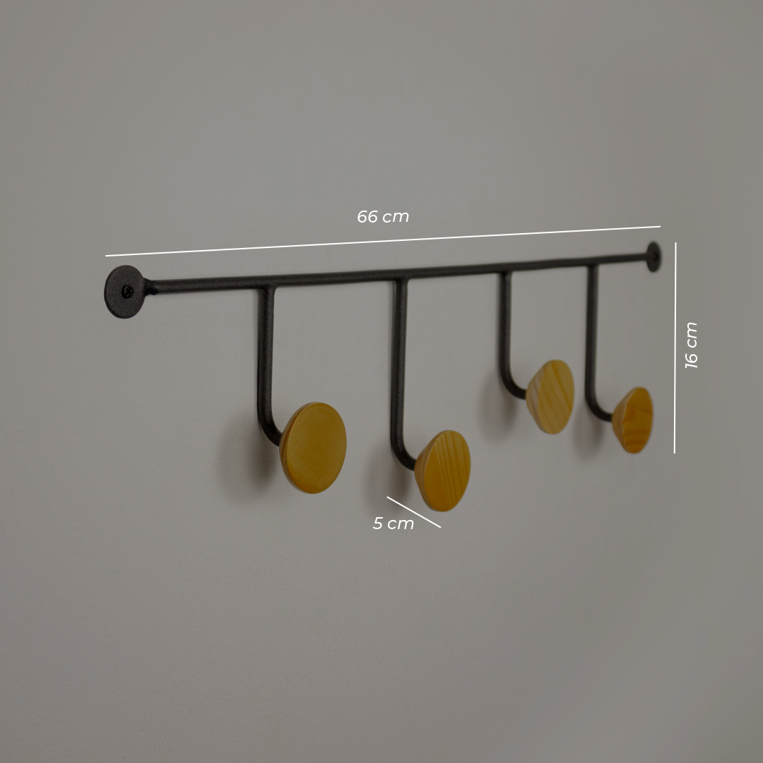 Cabideiro de parede Lapa Circle - Éntona Decor