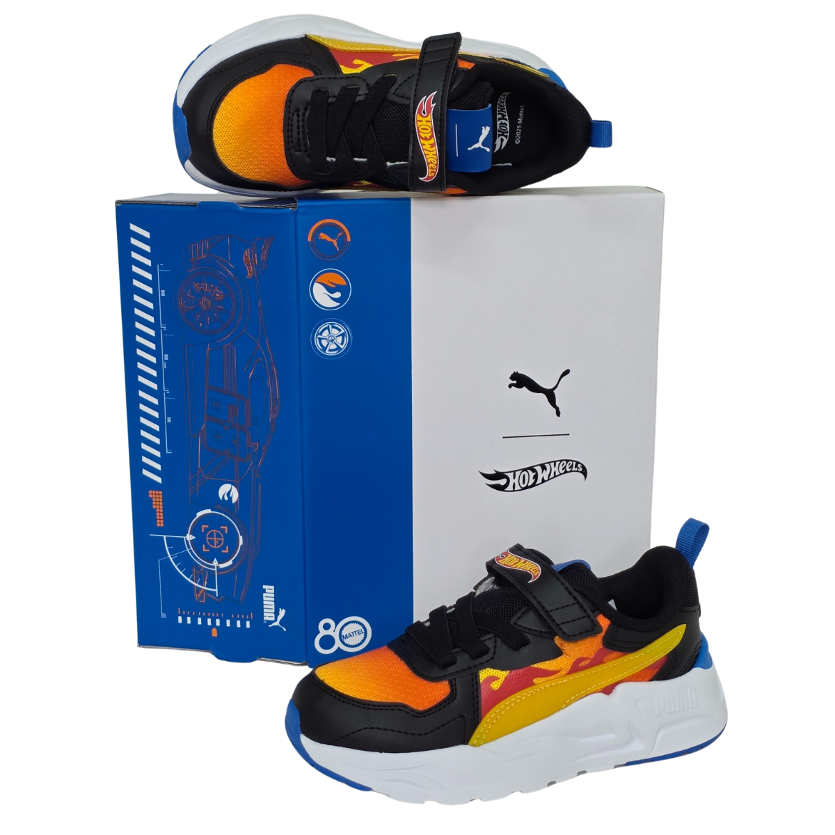 Tênis Puma Trinity Lite PUMA x HOT WHEELS Infantil 401407 - SabinosCalçados